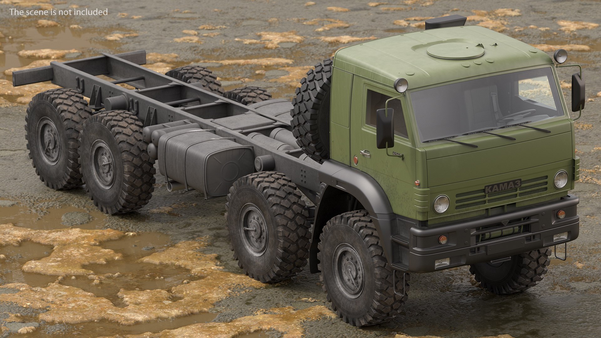 3D Kamaz 6350 8x8 Military Truck - TurboSquid 1595997