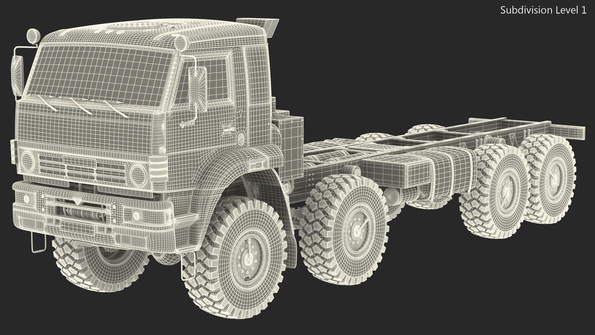 3D kamaz 6350 8x8 military truck - TurboSquid 1595997
