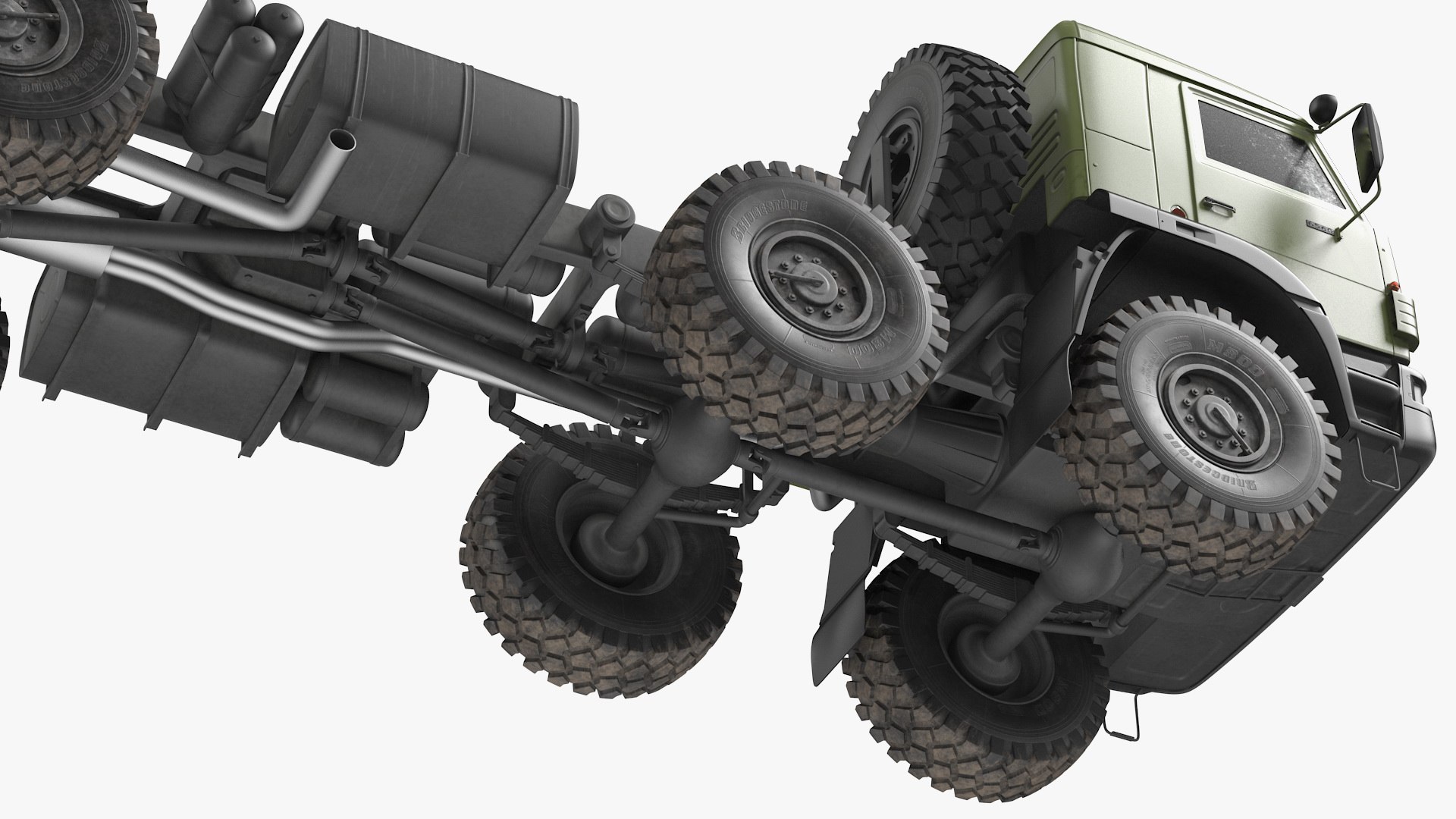 3D kamaz 6350 8x8 military truck - TurboSquid 1595997