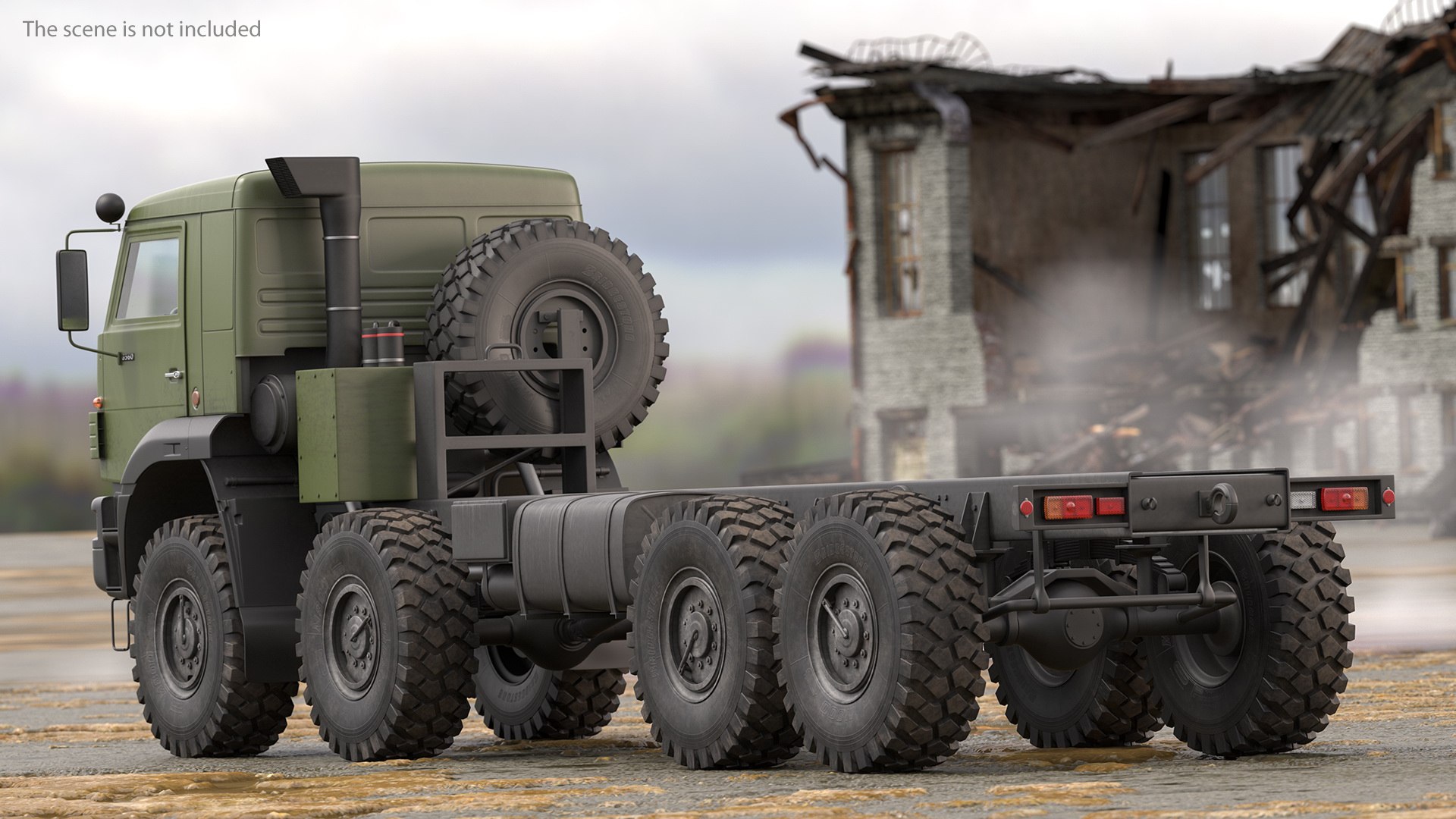 3D Kamaz 6350 8x8 Military Truck - TurboSquid 1595997