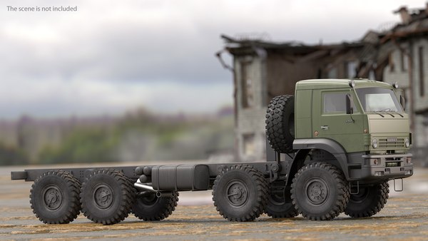 3D kamaz 6350 8x8 military truck - TurboSquid 1595997