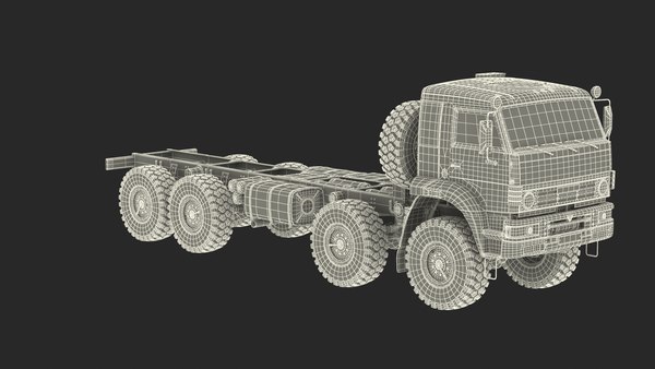 3D kamaz 6350 8x8 military truck - TurboSquid 1595997