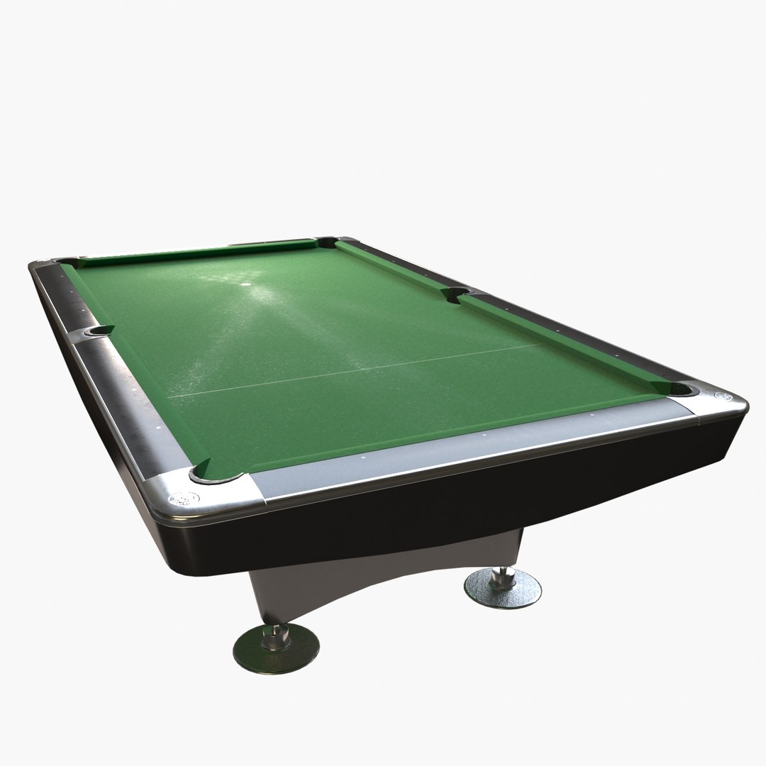 Dynamic Pool Table 3D Model - TurboSquid 1221034
