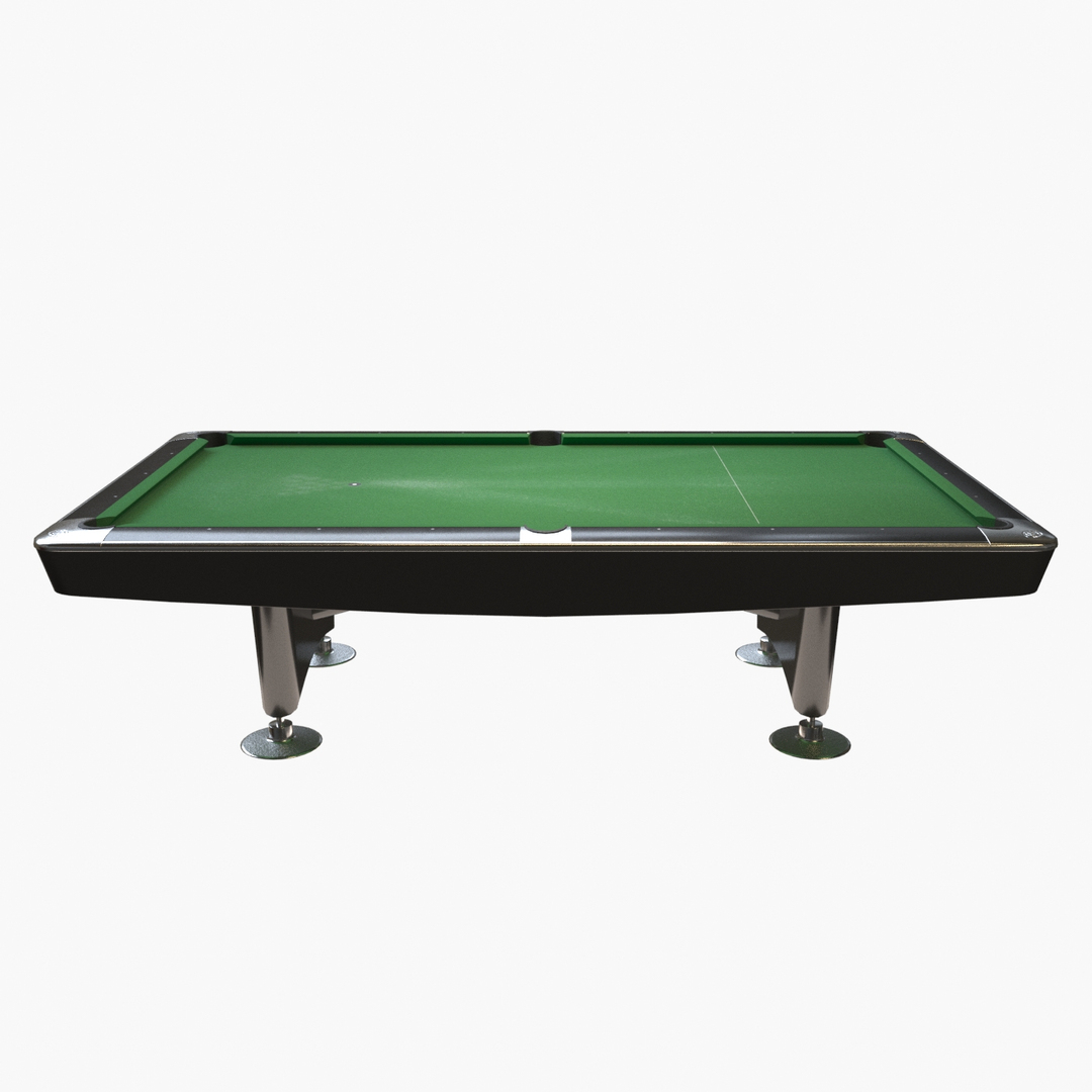 Dynamic Pool Table 3D Model - TurboSquid 1221034