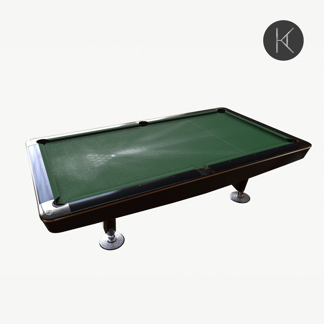 Dynamic Pool Table 3D Model - TurboSquid 1221034