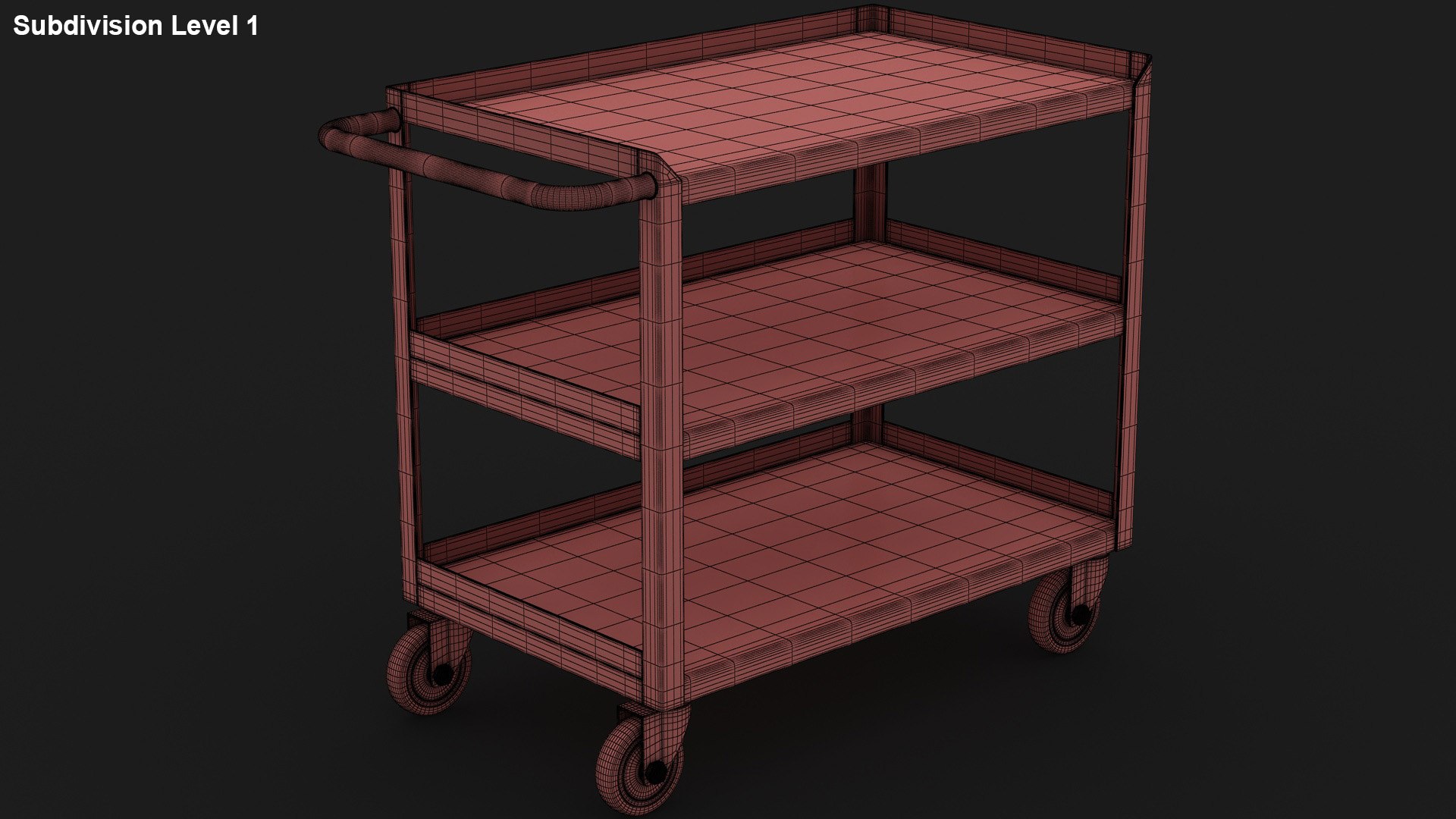 Realistic Utility Cart Set 3D - TurboSquid 1637105