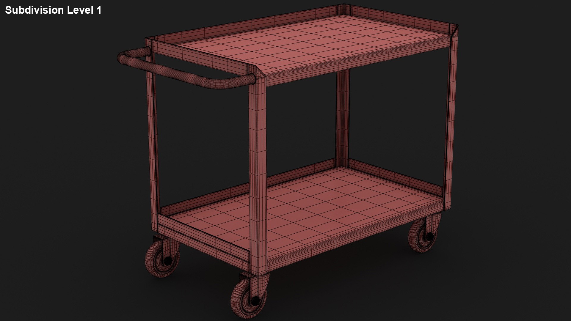 Realistic Utility Cart Set 3D - TurboSquid 1637105