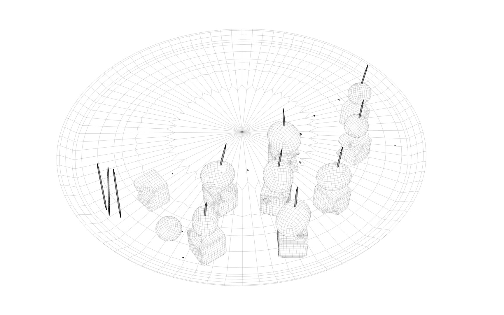 Cheese Snack PBR 5 Variations 3D - TurboSquid 1790359