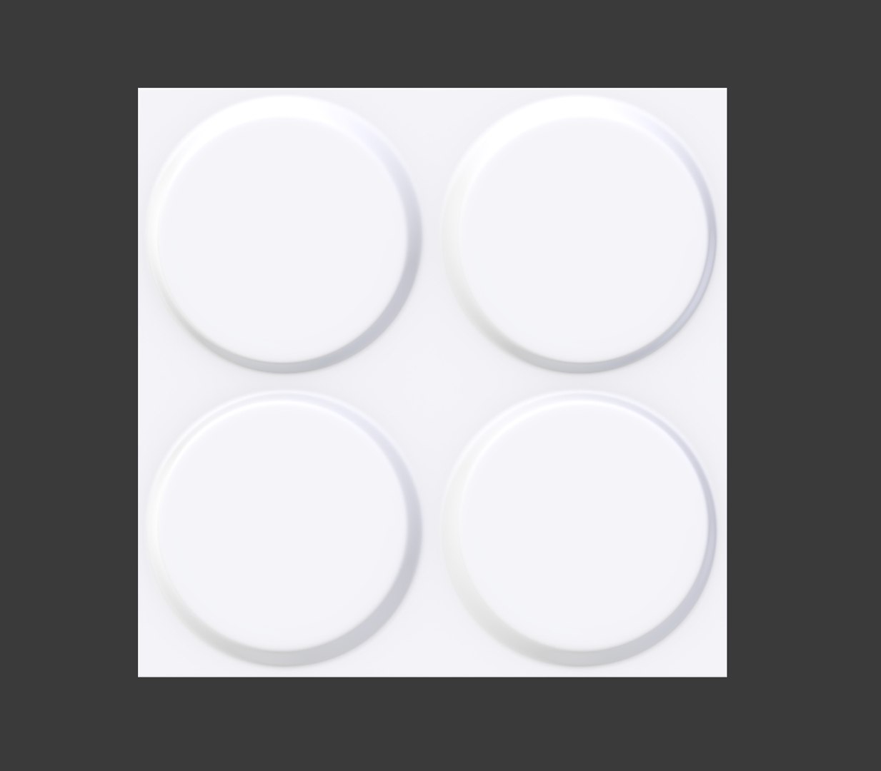 wall panel - ellipses 3d model