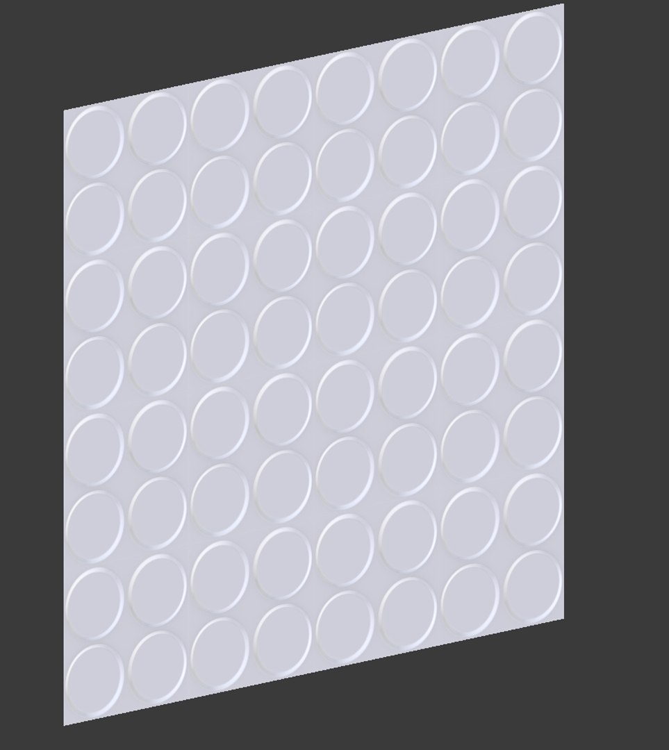 wall panel - ellipses 3d model