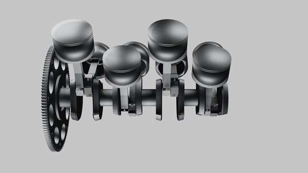 modelo 3d Pistones animados del motor V6 - TurboSquid 1731470