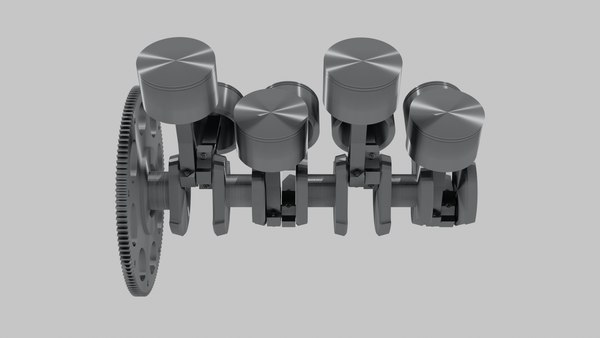 modelo 3d Pistones animados del motor V6 - TurboSquid 1731470
