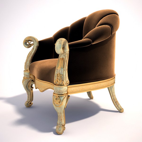 chair armchair 3d model
