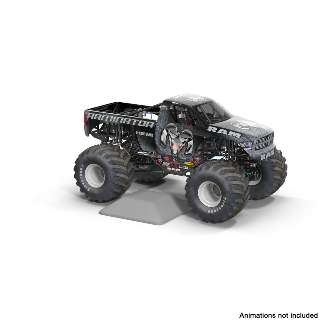 monster truck raminator rigged max