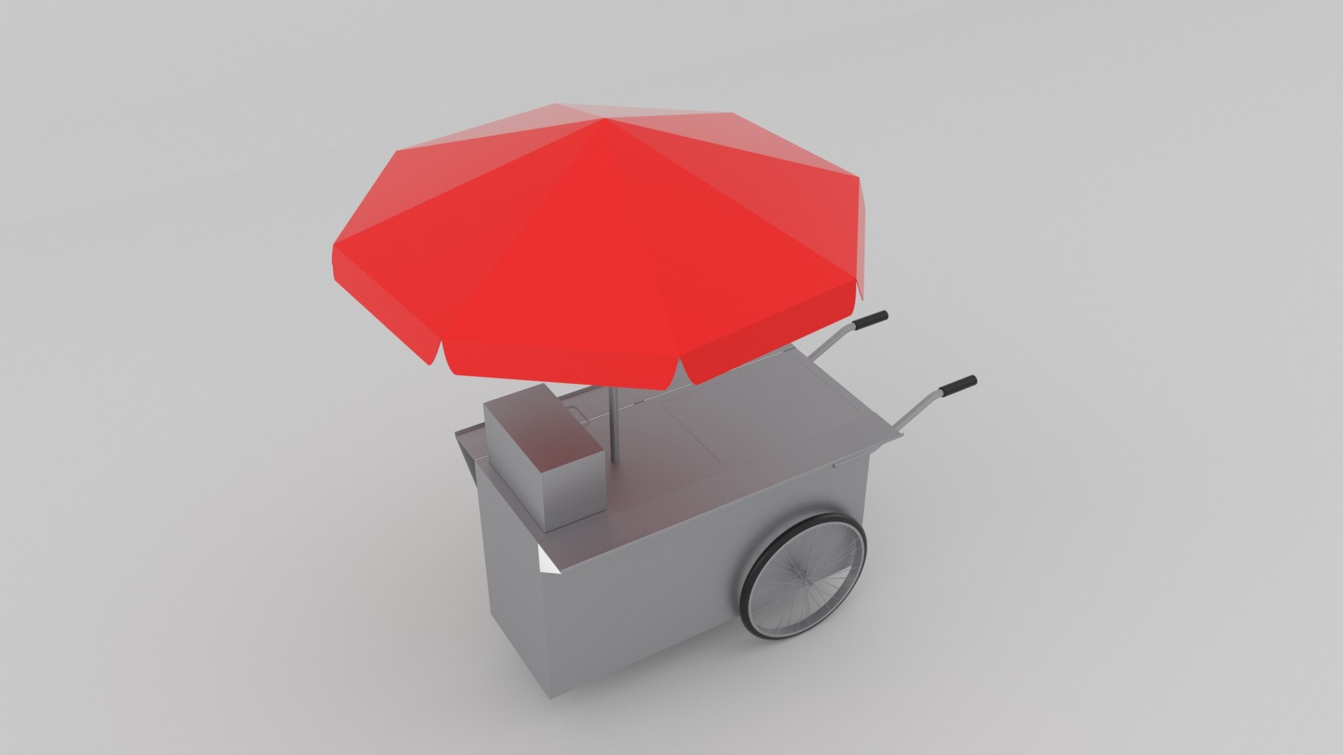 3D Model Food Cart - TurboSquid 2078281