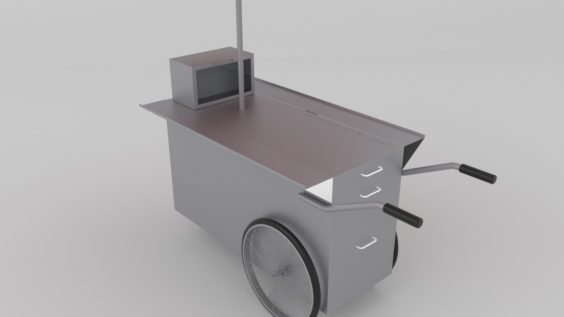 3D Model Food Cart - TurboSquid 2078281