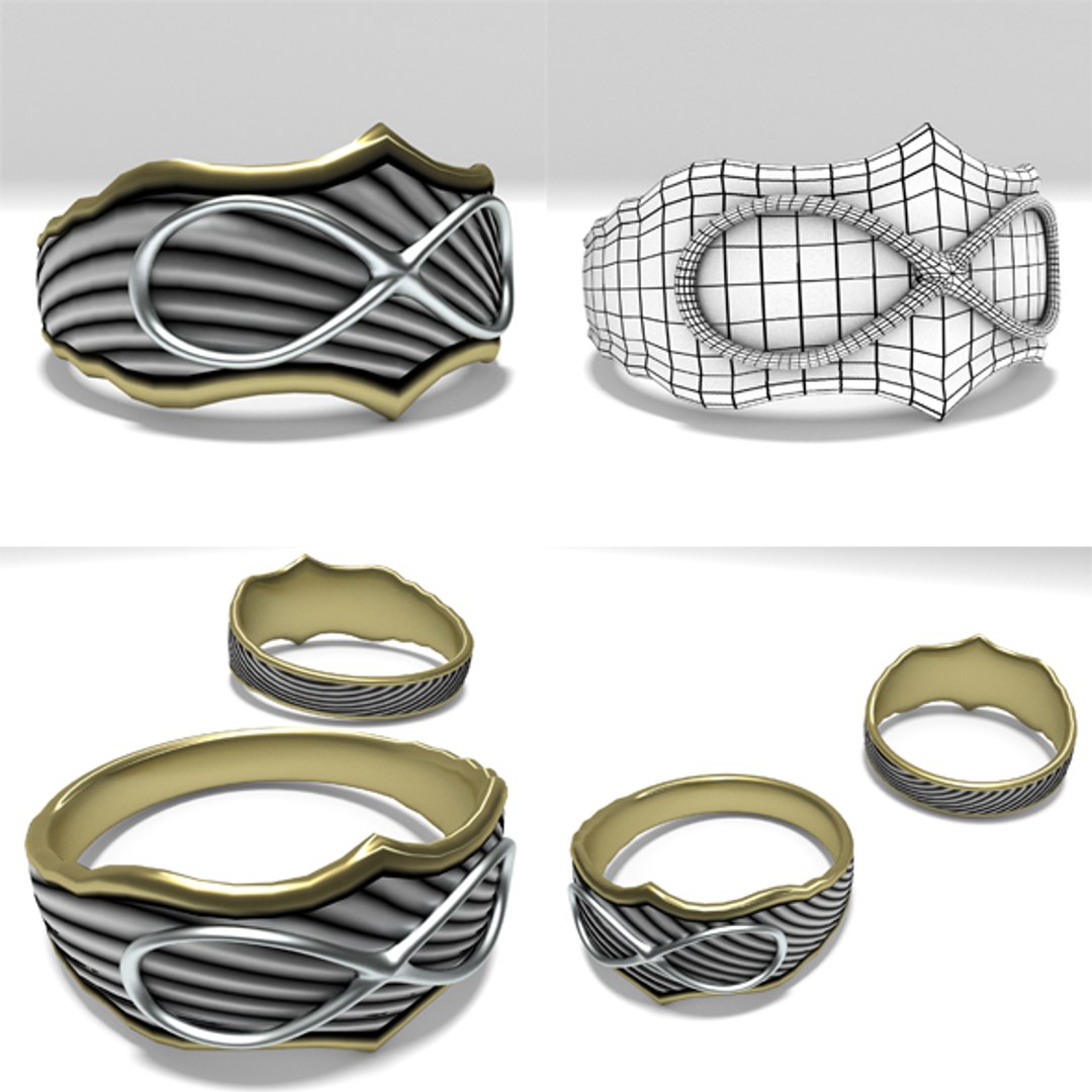 3D model infinity ring - TurboSquid 1472597