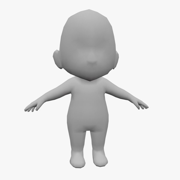 3D Chibi Models | TurboSquid