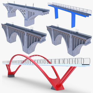 Bundle Railway Bridge 3D Models For Download | TurboSquid