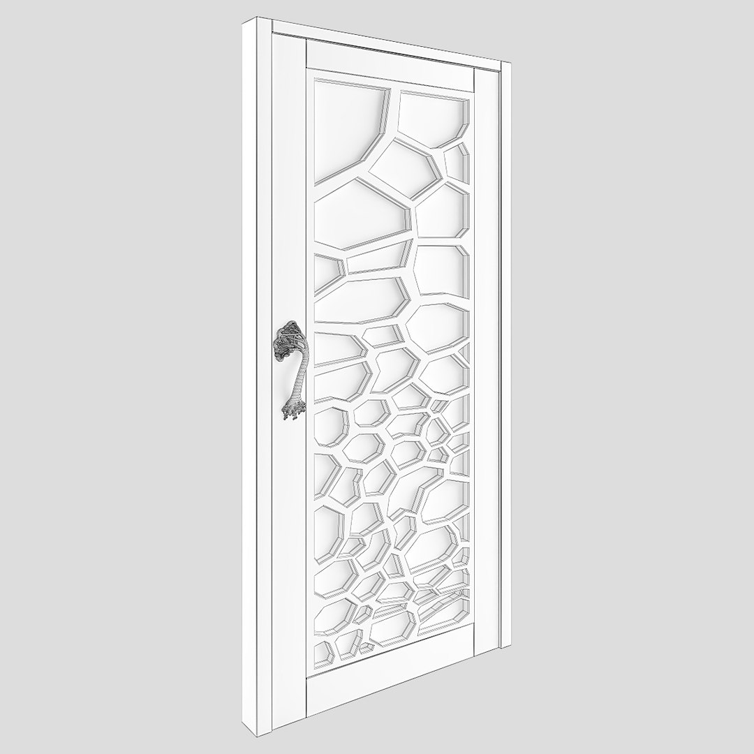 Wooden Handle Tree 3d Model