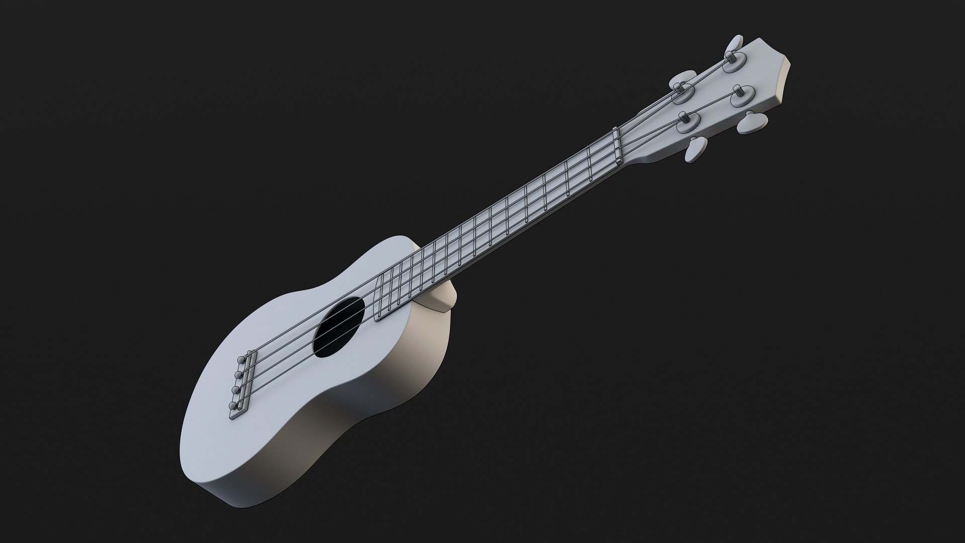 Ukulele 3D model - TurboSquid 1590465