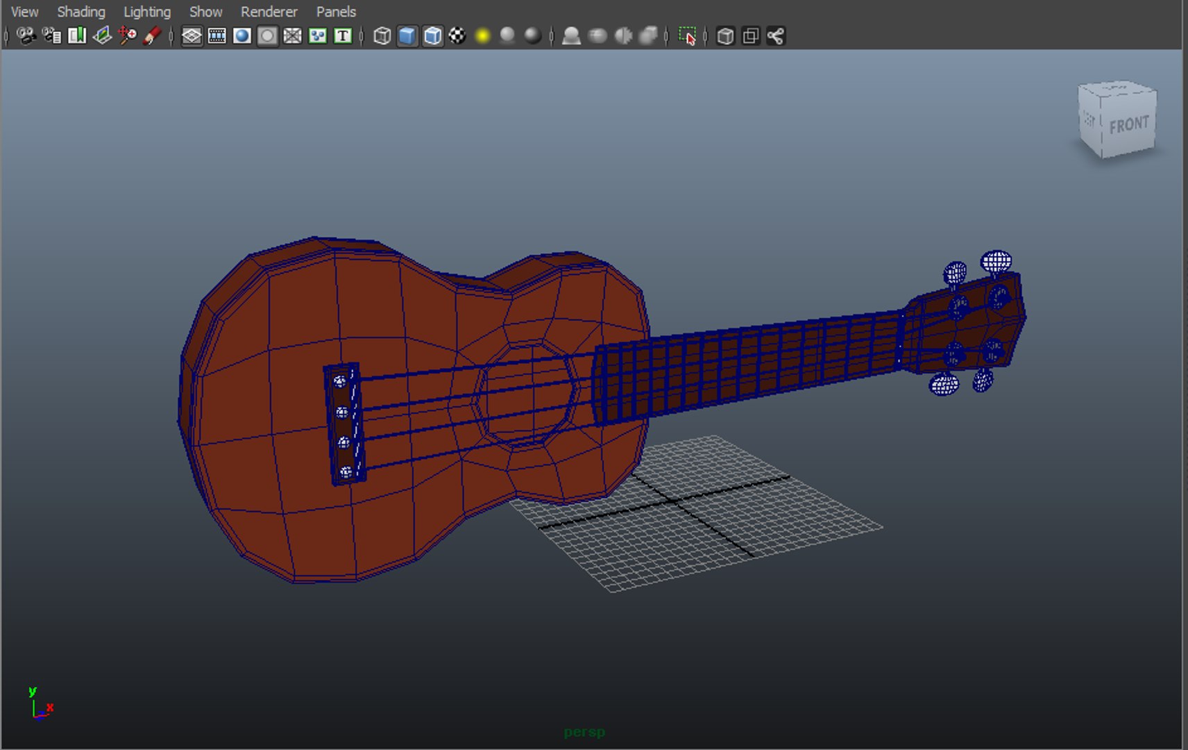 Ukulele 3D model - TurboSquid 1590465