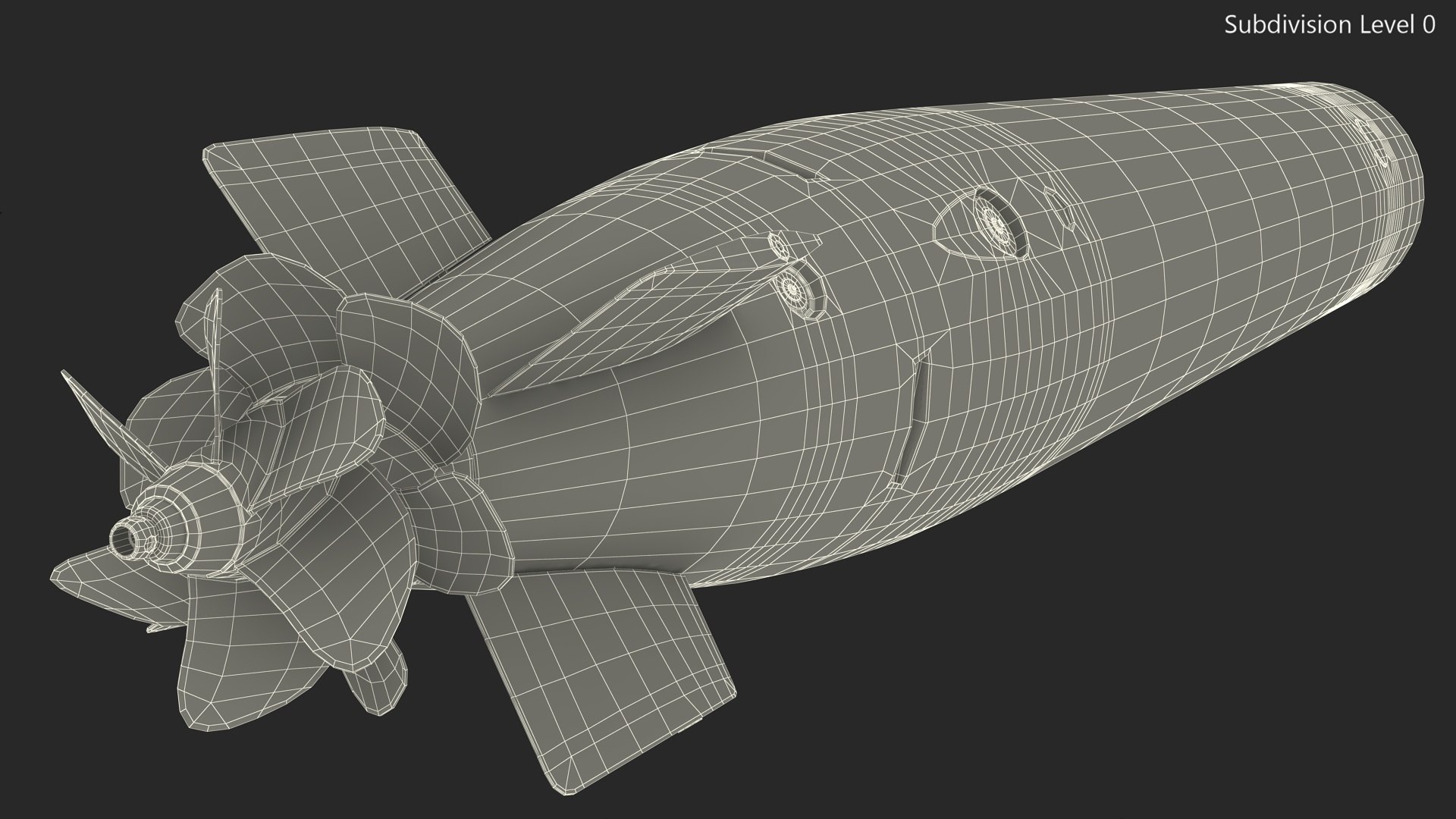 3D Model Mark 46 Torpedo 324mm Caliber - TurboSquid 2312406
