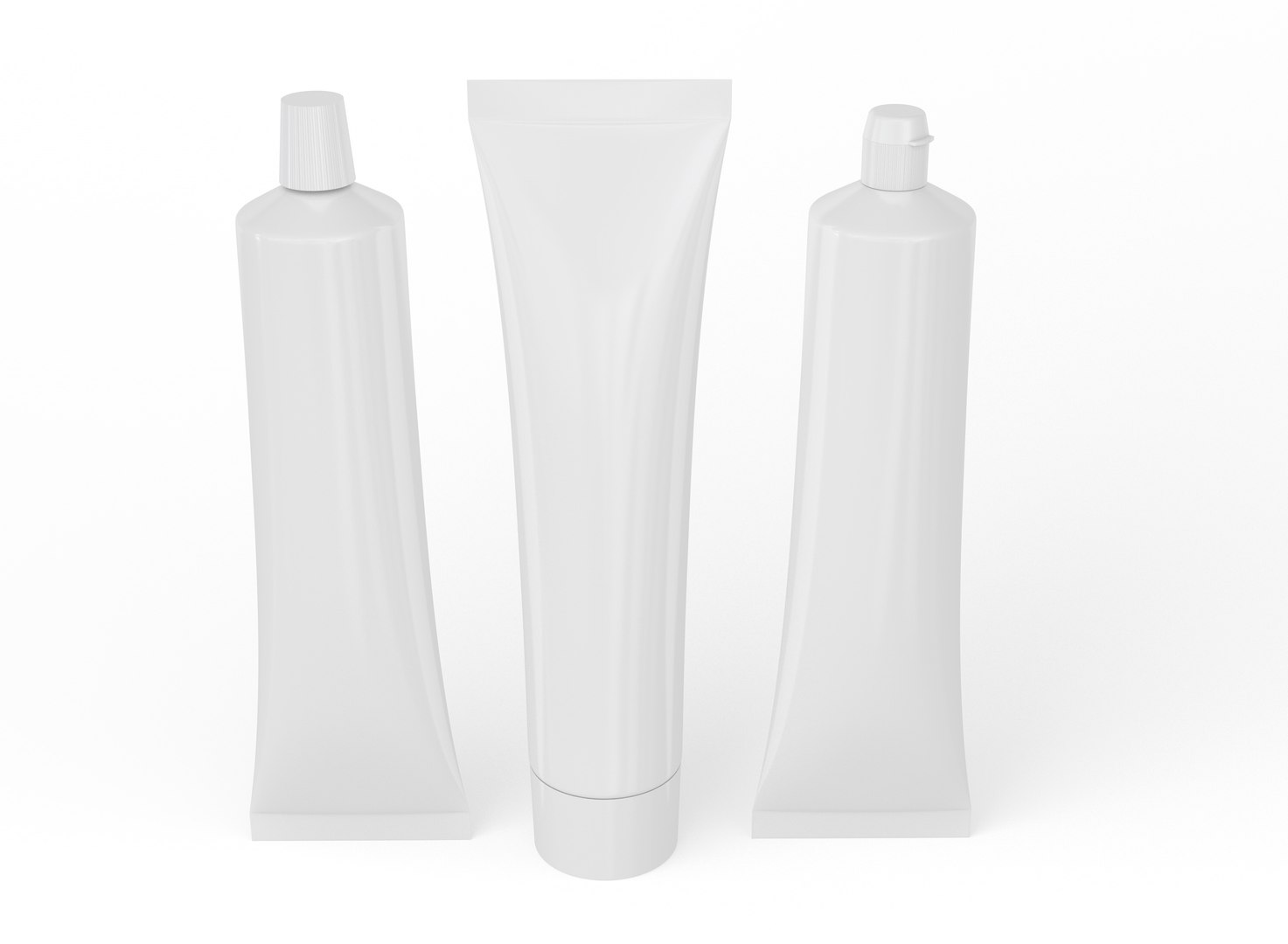 Tube Paste Set Model - TurboSquid 2191481