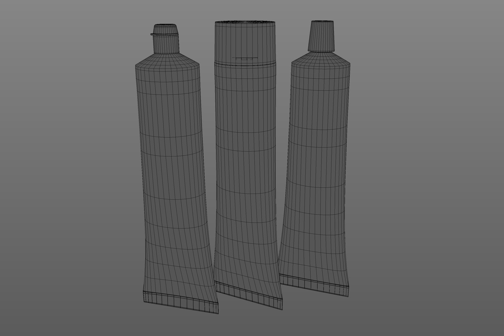 Tube Paste Set Model - TurboSquid 2191481