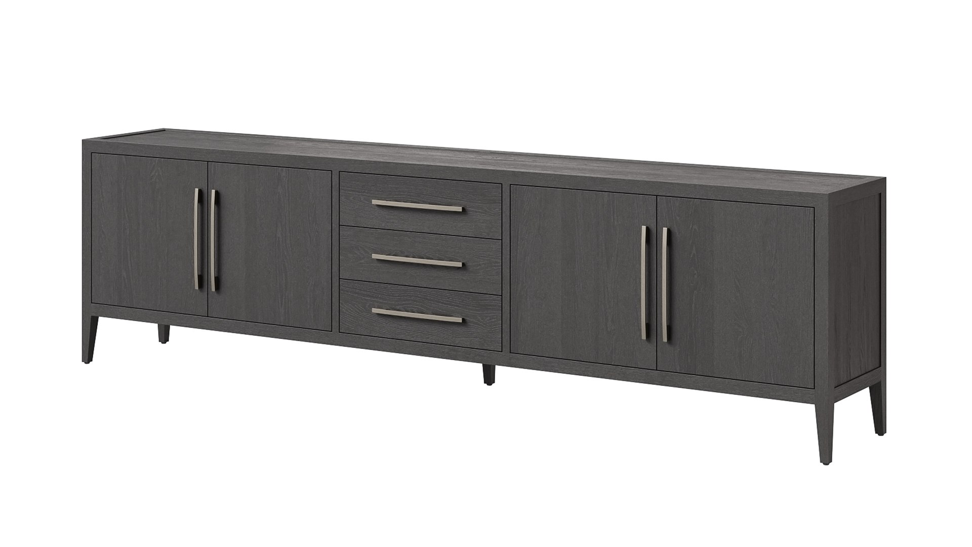 3D Restoration Hardware Media Console And Sideboard French Contemporary ...