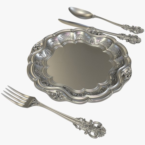 Free 3D plate square ceramic model - TurboSquid 1332712