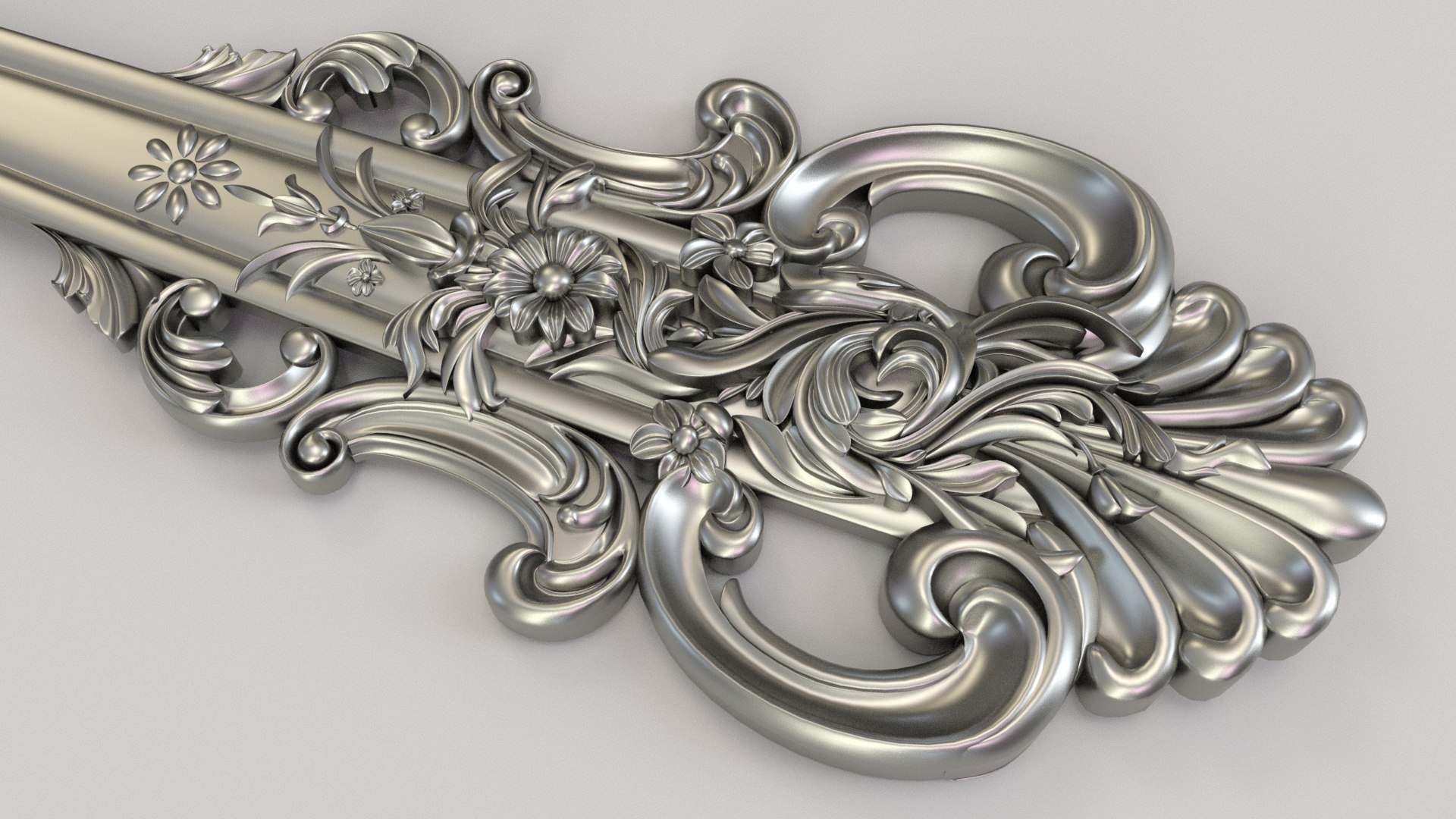 3D silverware x1 cnc silver - TurboSquid 1589367