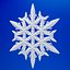 3d model of snowflake snow flake