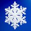 3d model of snowflake snow flake