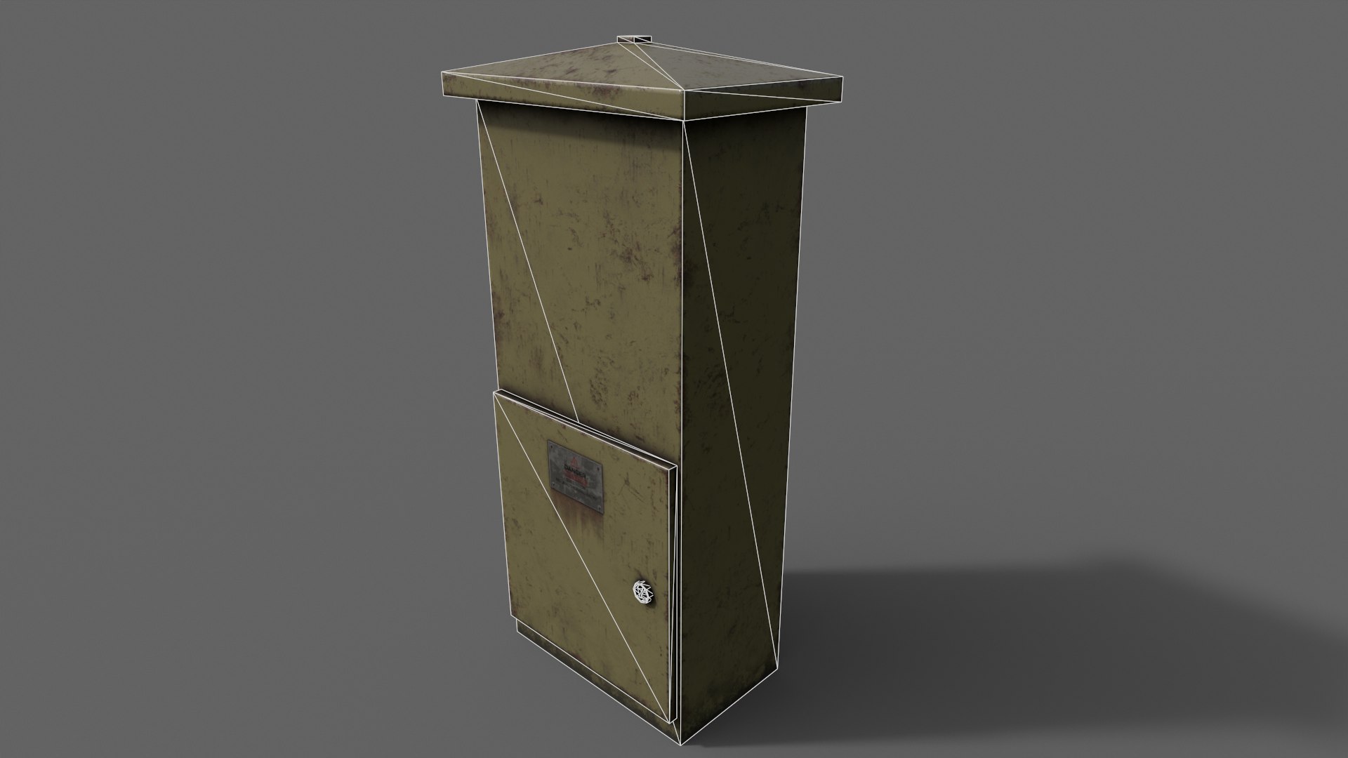 3D PBR Electric Box Brown V4 - TurboSquid 1796010