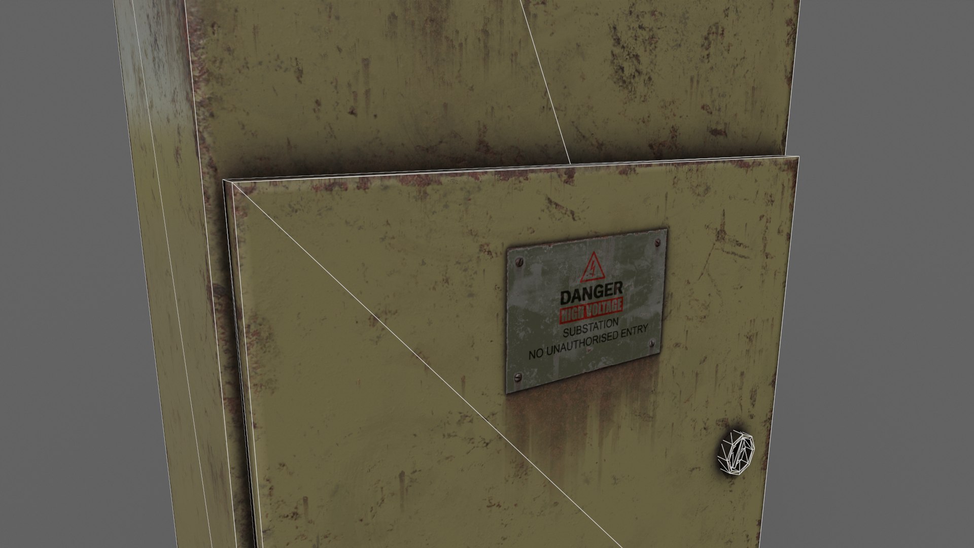 3D PBR Electric Box Brown V4 - TurboSquid 1796010