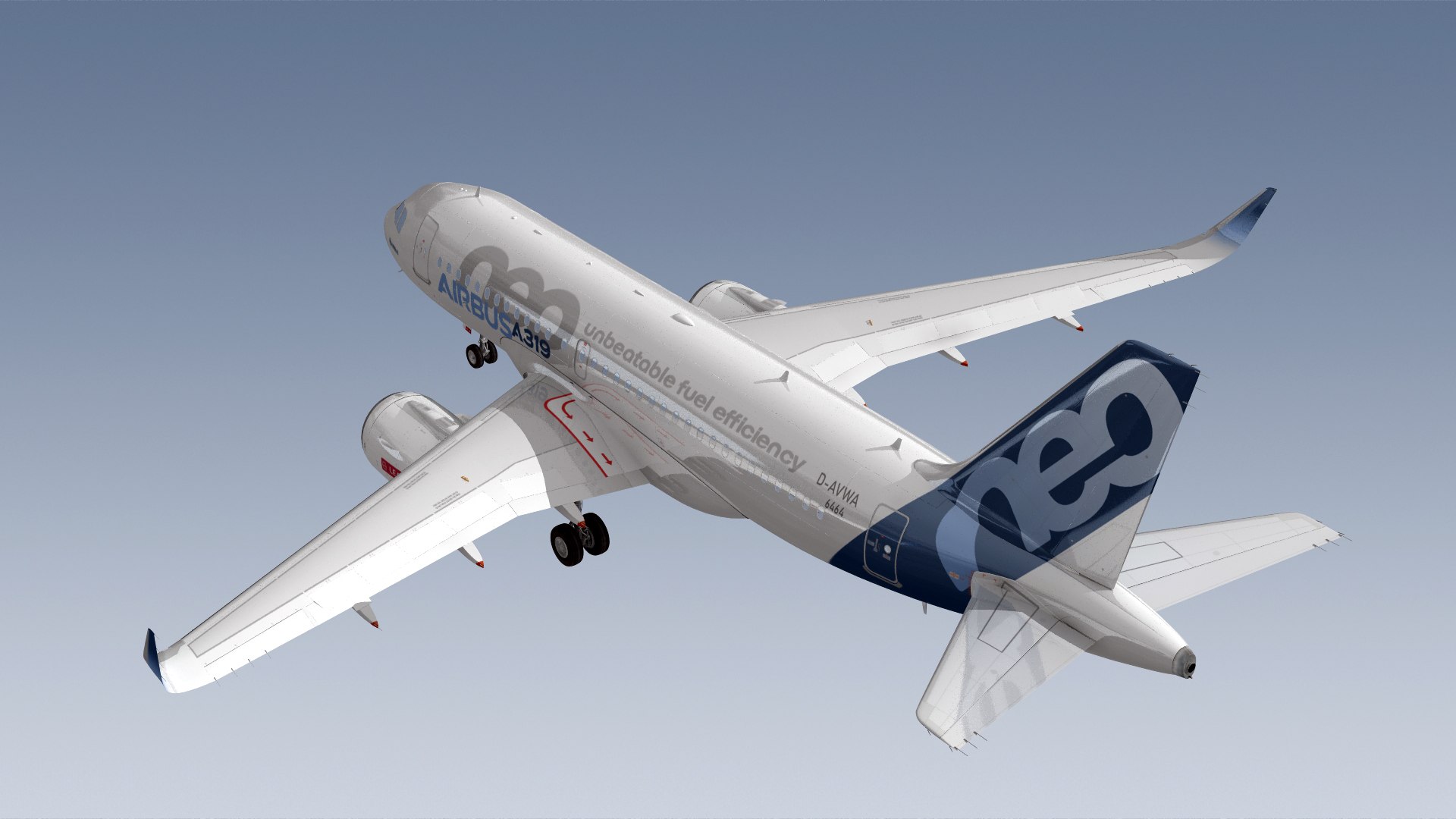 3D Airbus A319neo Model - TurboSquid 1873980