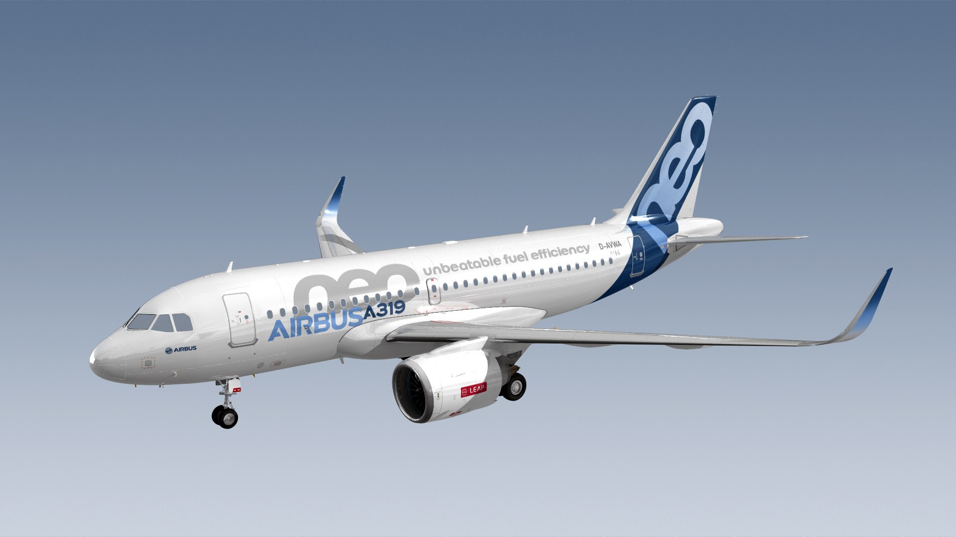 3D Airbus A319neo Model - TurboSquid 1873980