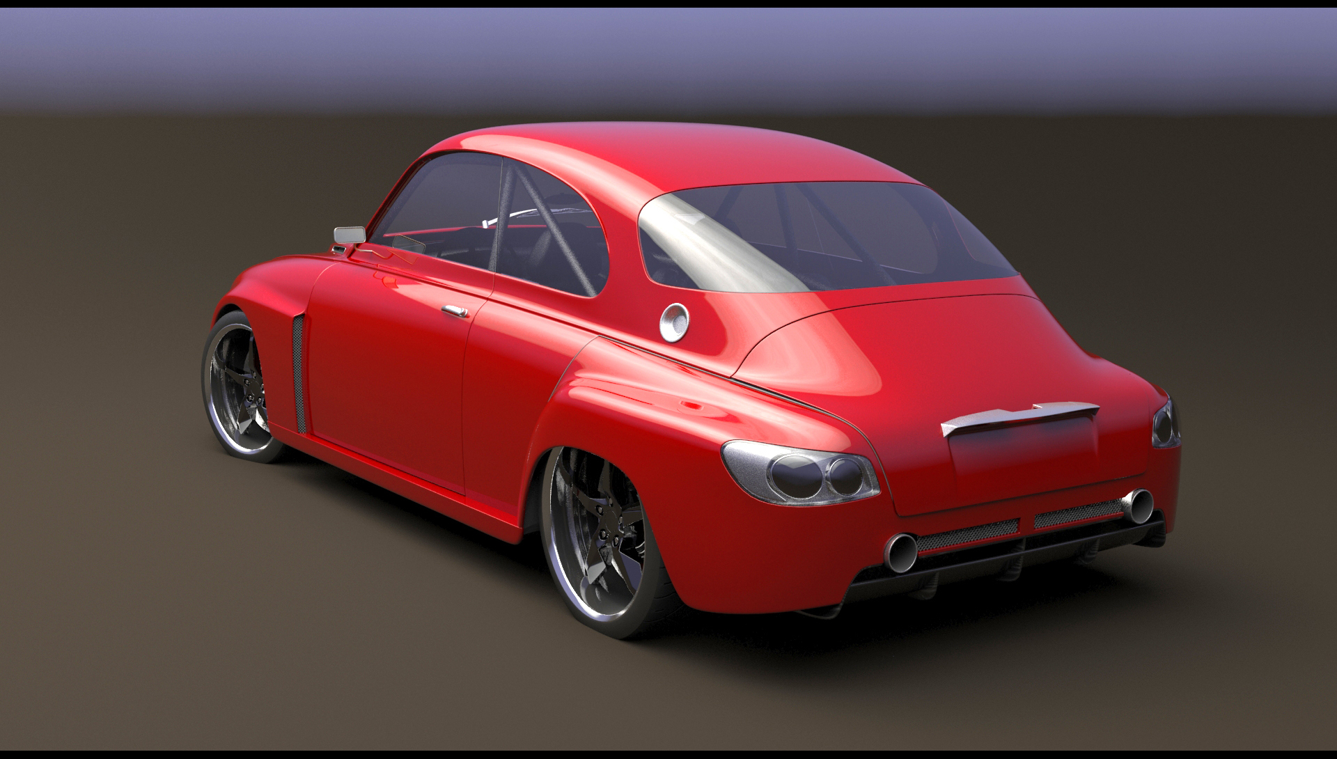 SAAB 96 custom 3D model - TurboSquid 1836454