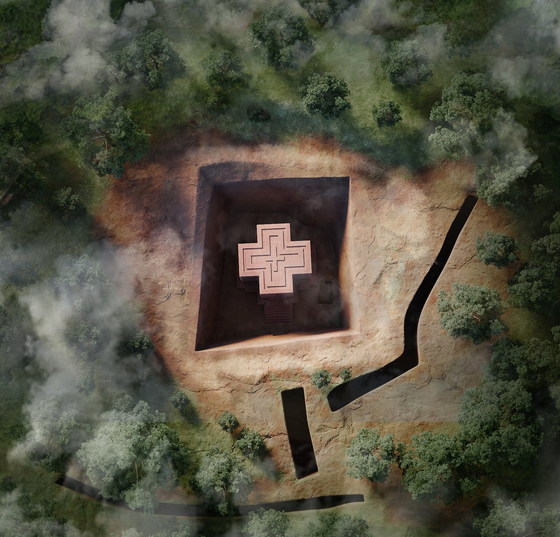 3D Lalibela Bete Giyorgis - TurboSquid 2411581