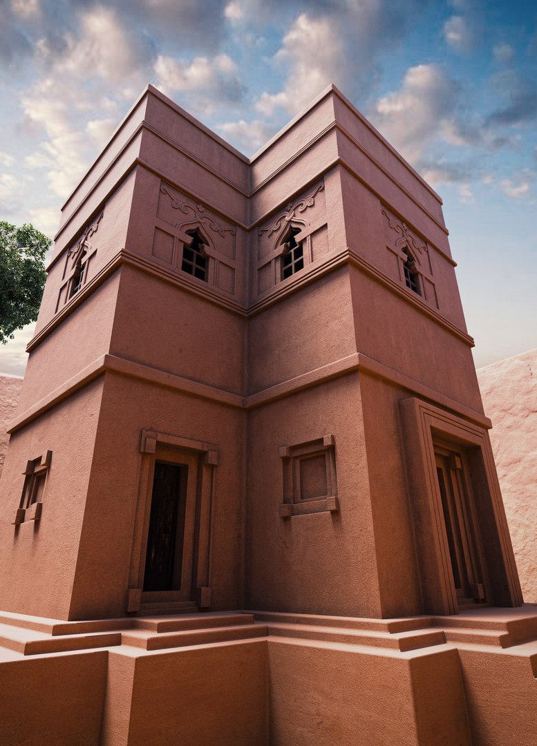 3D Lalibela Bete Giyorgis - TurboSquid 2411581