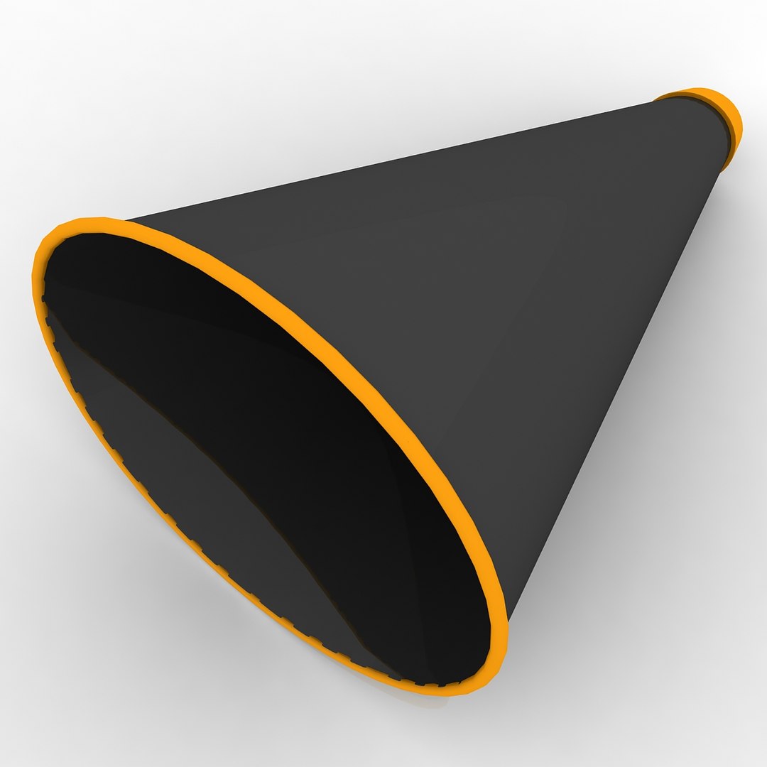 director bullhorn 3d model