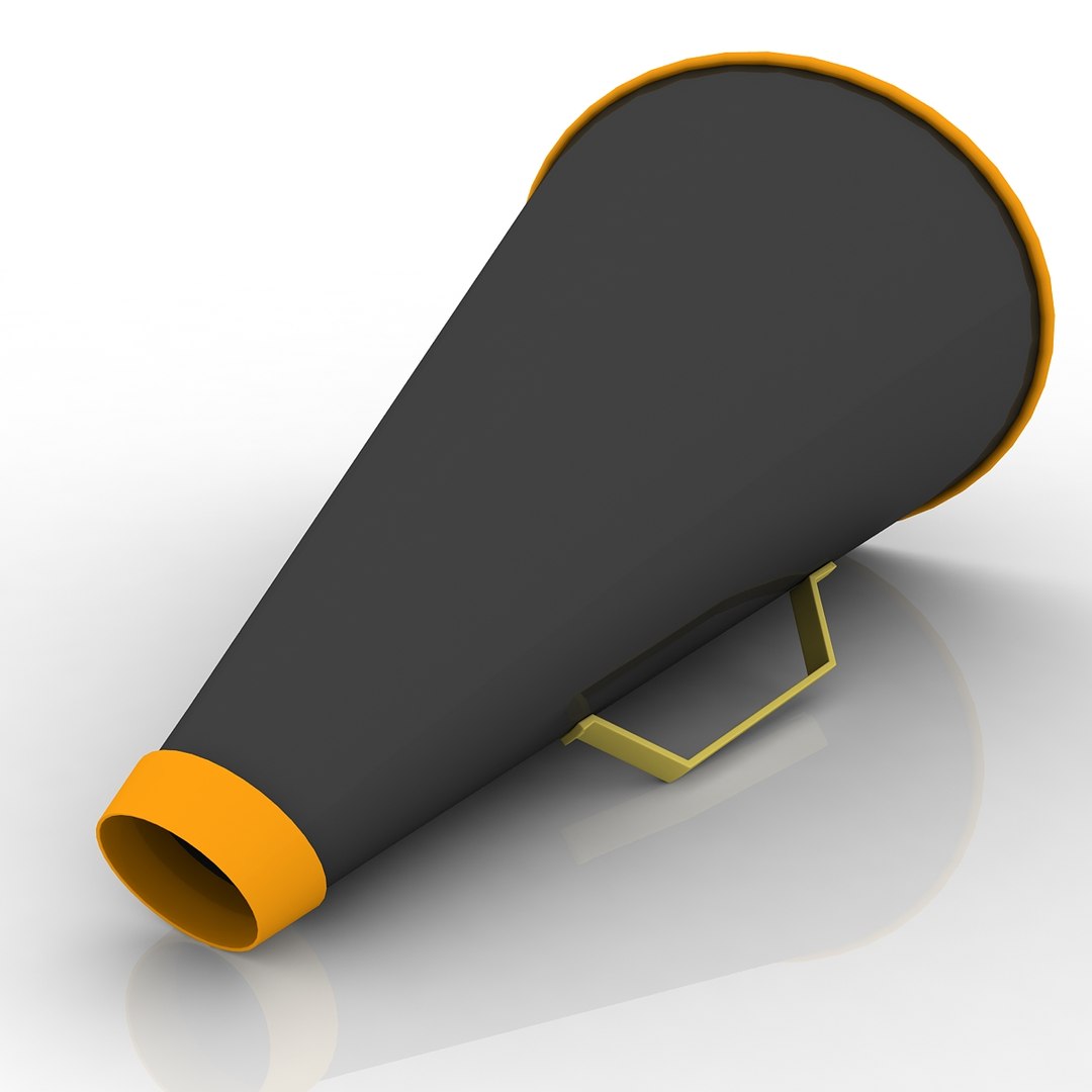 director bullhorn 3d model
