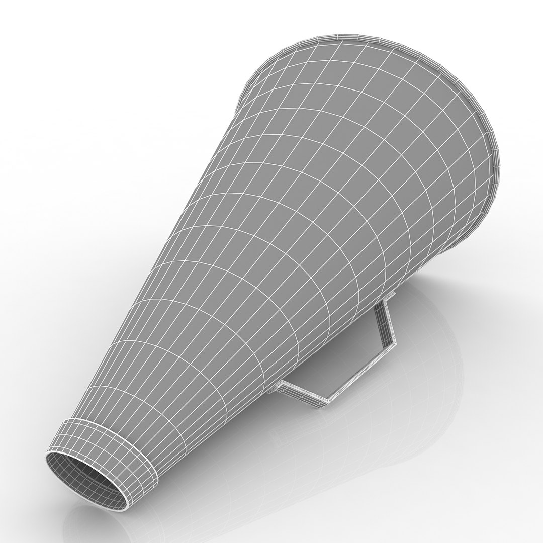 director bullhorn 3d model