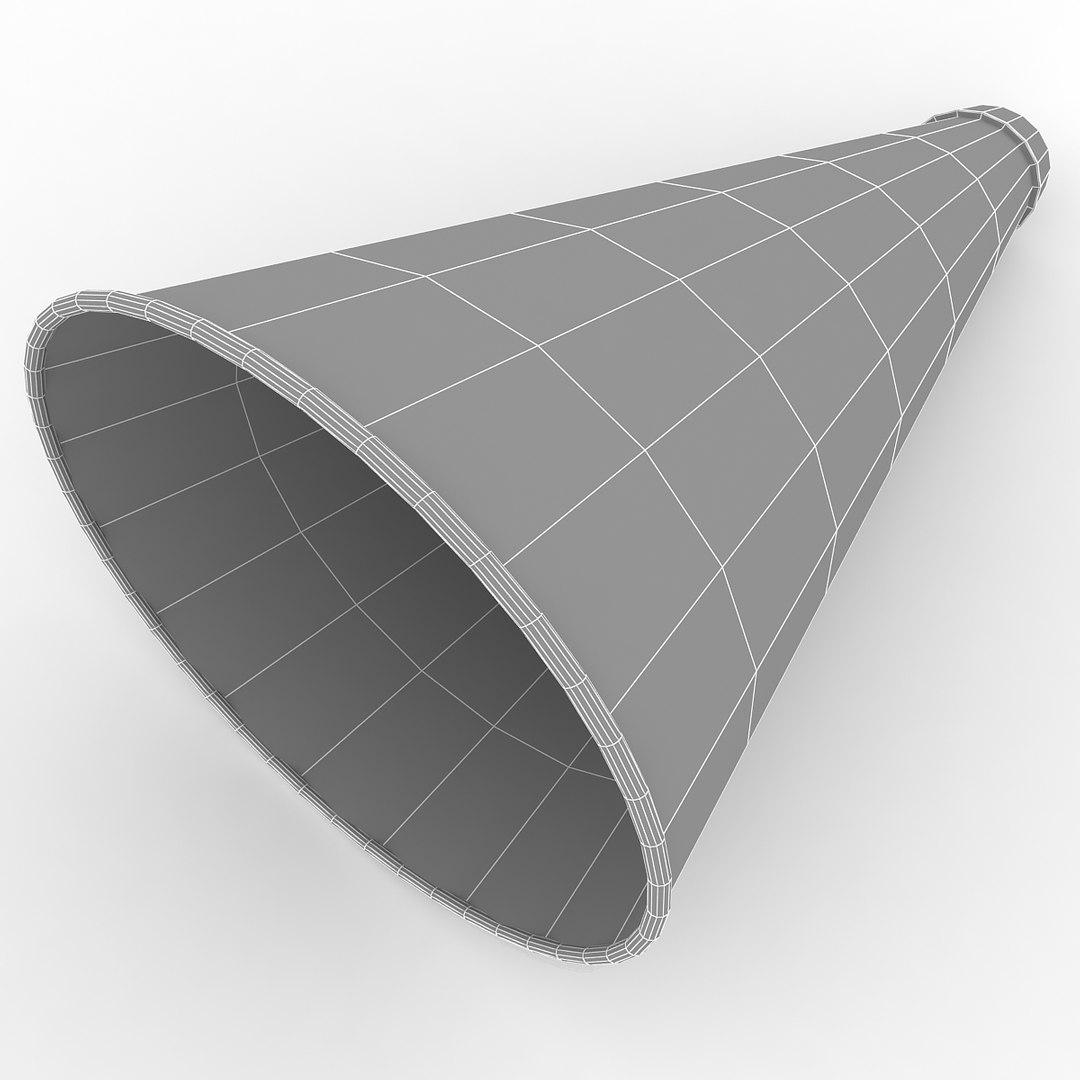 director bullhorn 3d model