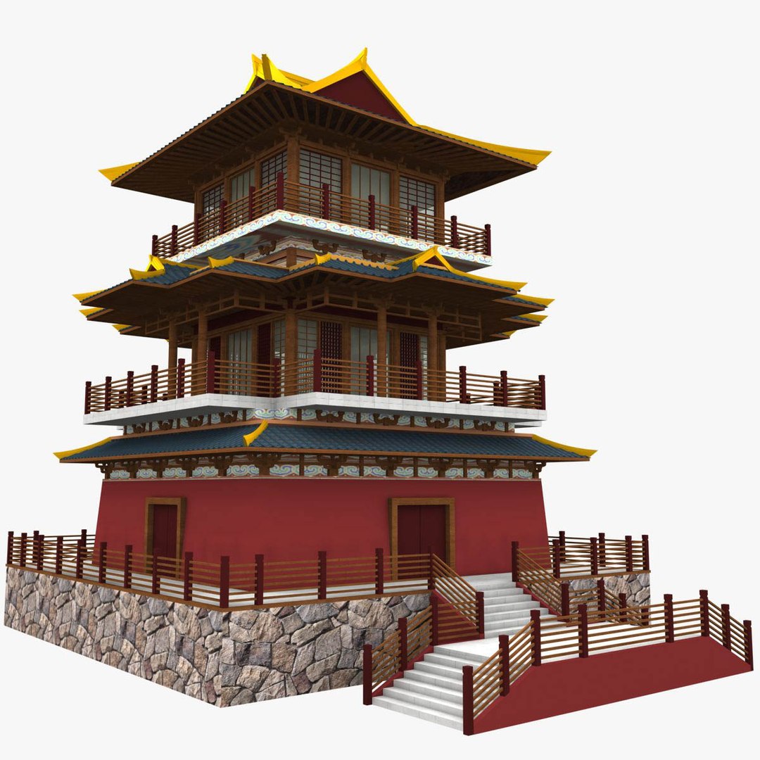 Asia Palace 3d Model