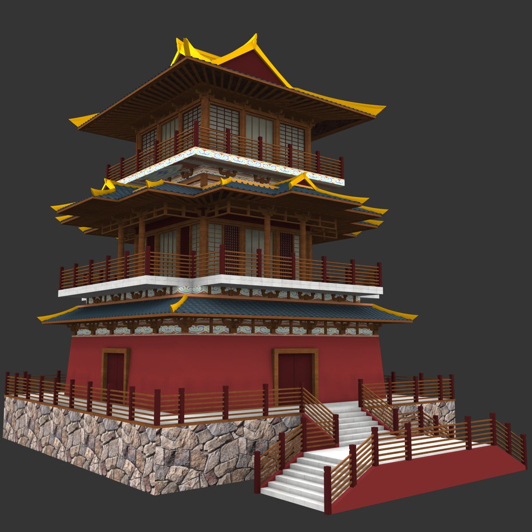 Asia Palace 3d Model