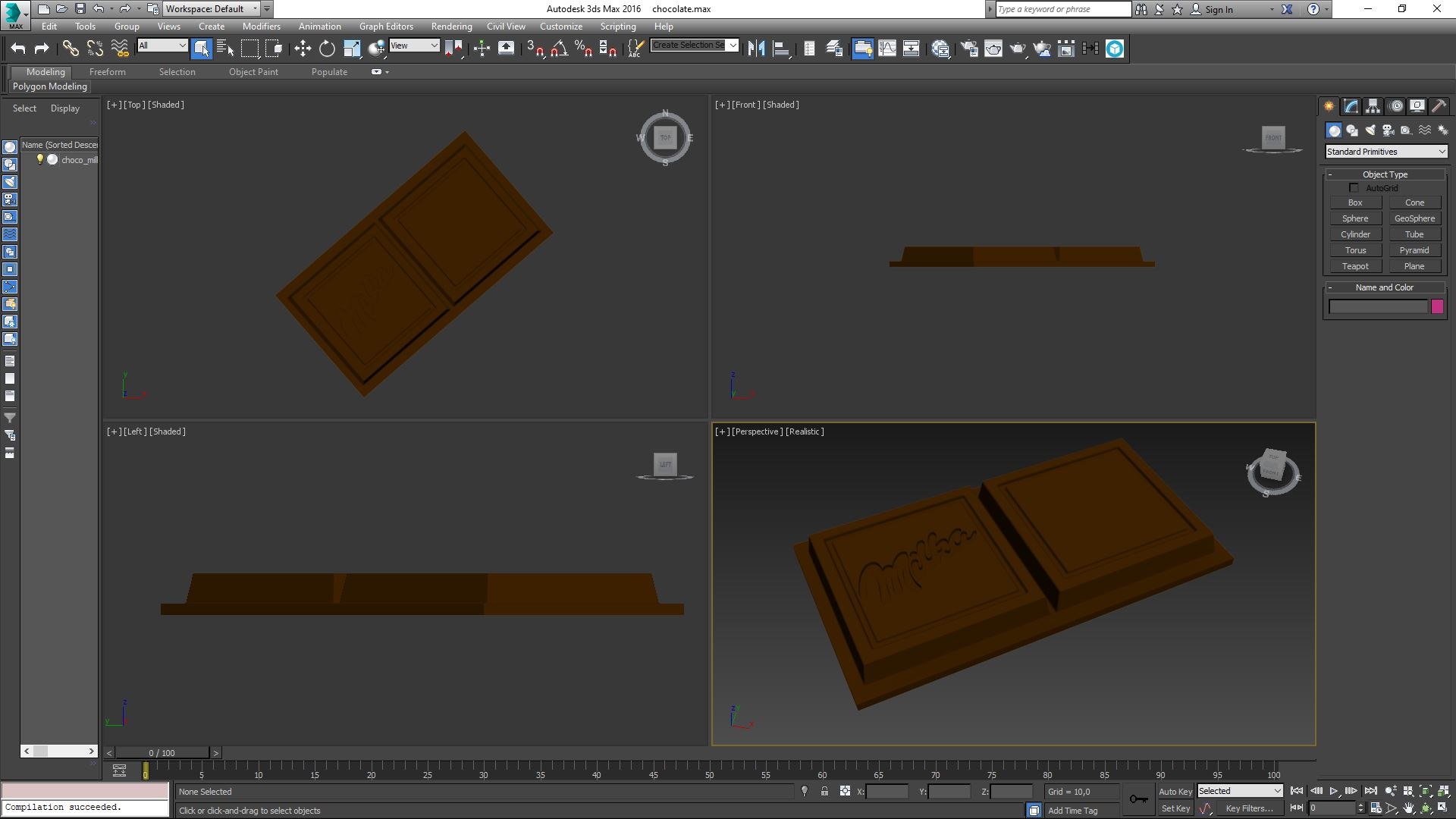 Chocolate 3D Model - TurboSquid 2335972