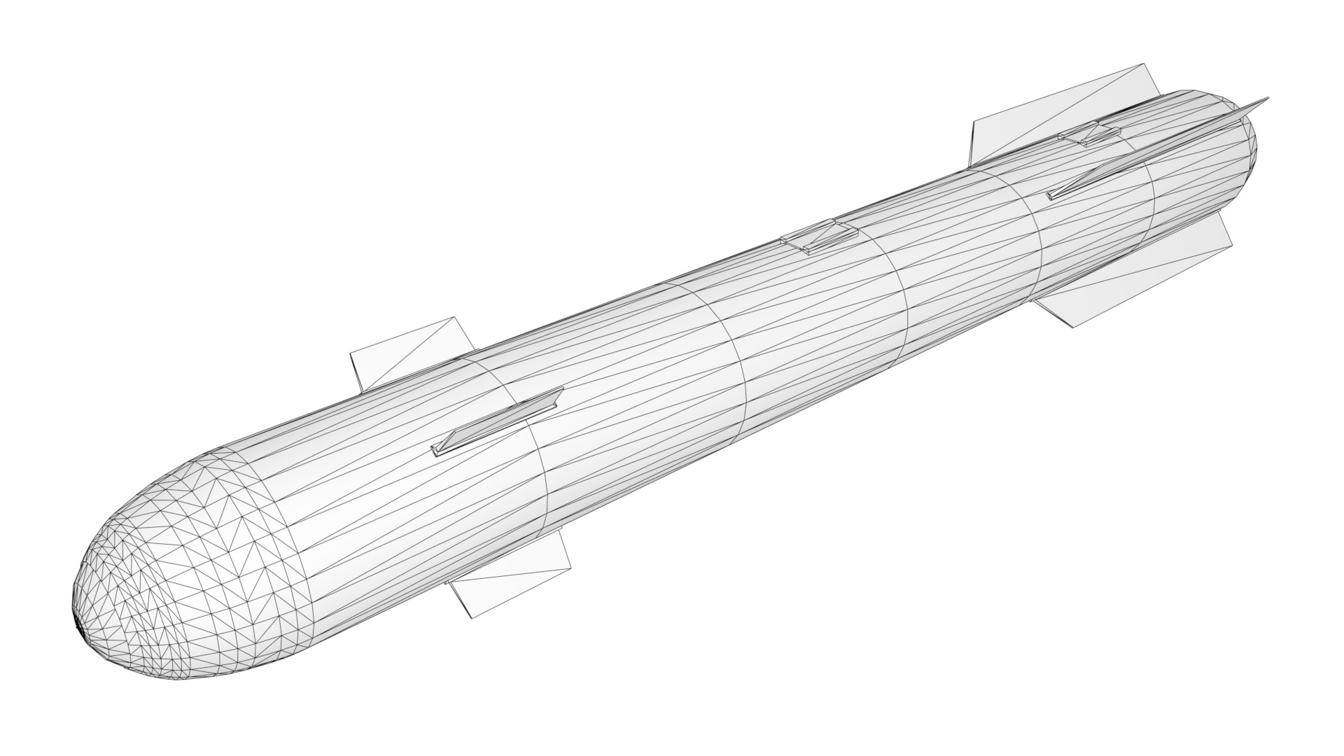 3D Hellfire II Missile - TurboSquid 2225475