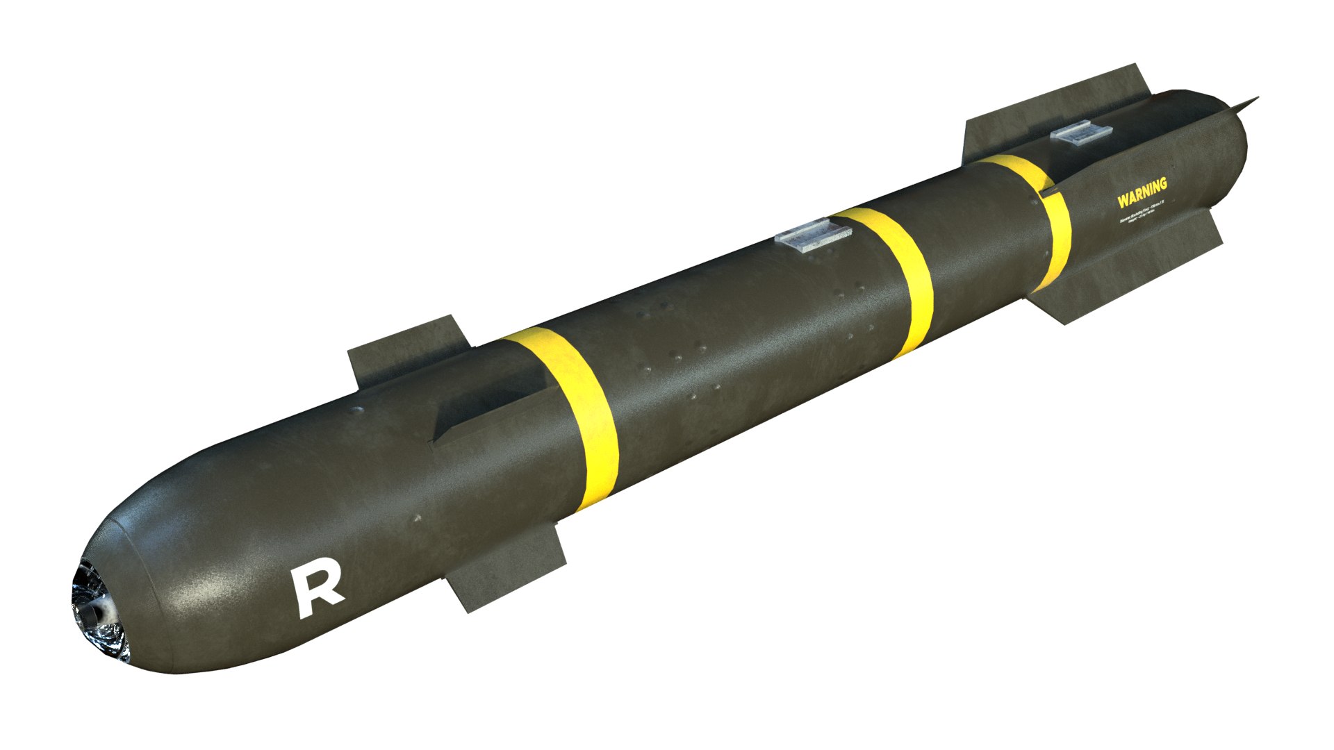 3D Hellfire II Missile - TurboSquid 2225475